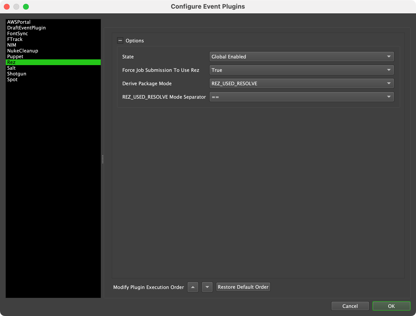 Rez — Deadline 10.2.1.1 documentation